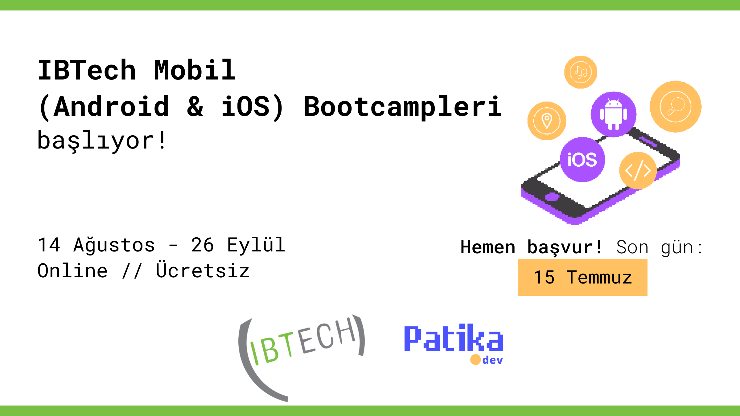 Ibtech Te Iﾅ歹 Girmek Iﾃｧin ﾃｼcretsiz Yazﾄｱlﾄｱm Eﾄ殃timi